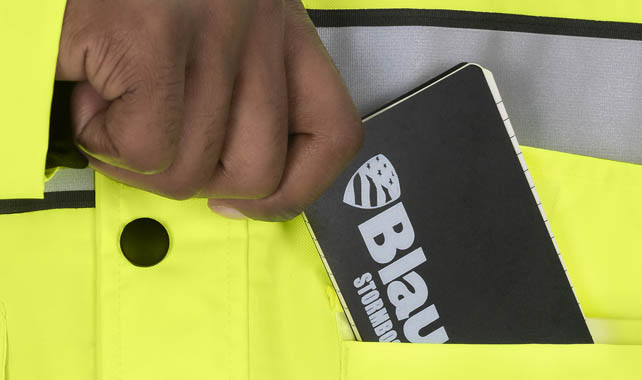 Blauer - 26950 - Hi-Vis All-Season B.DRY Jacket - Reflective Police Jacket