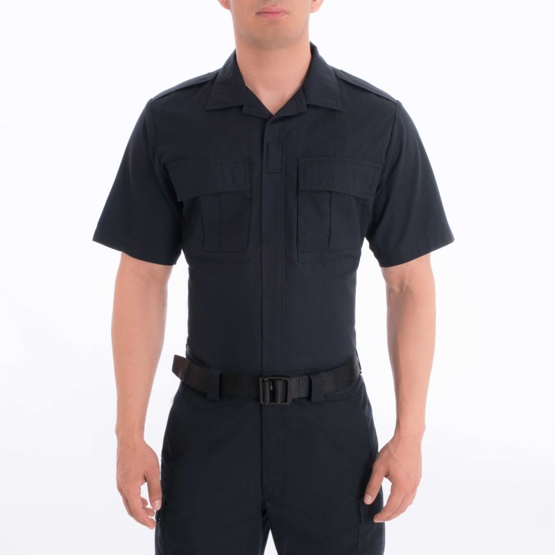 Police Tactical Shirt - Short Sleeve BDU Tactical Shirt - 8740 - Blauer