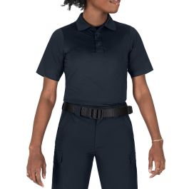 Women's Polo Uniform Shirt- Women's Performance Polo- Blauer