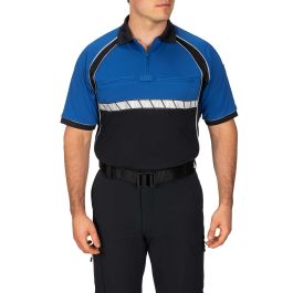 Blauer - 8133 - Colorblock Performance Polo - Reflective Police Polo ...