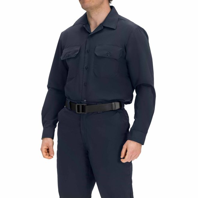 Men's Recruit Uniform Long Sleeve Shirt - Blauer 8760 - Police Academy ...